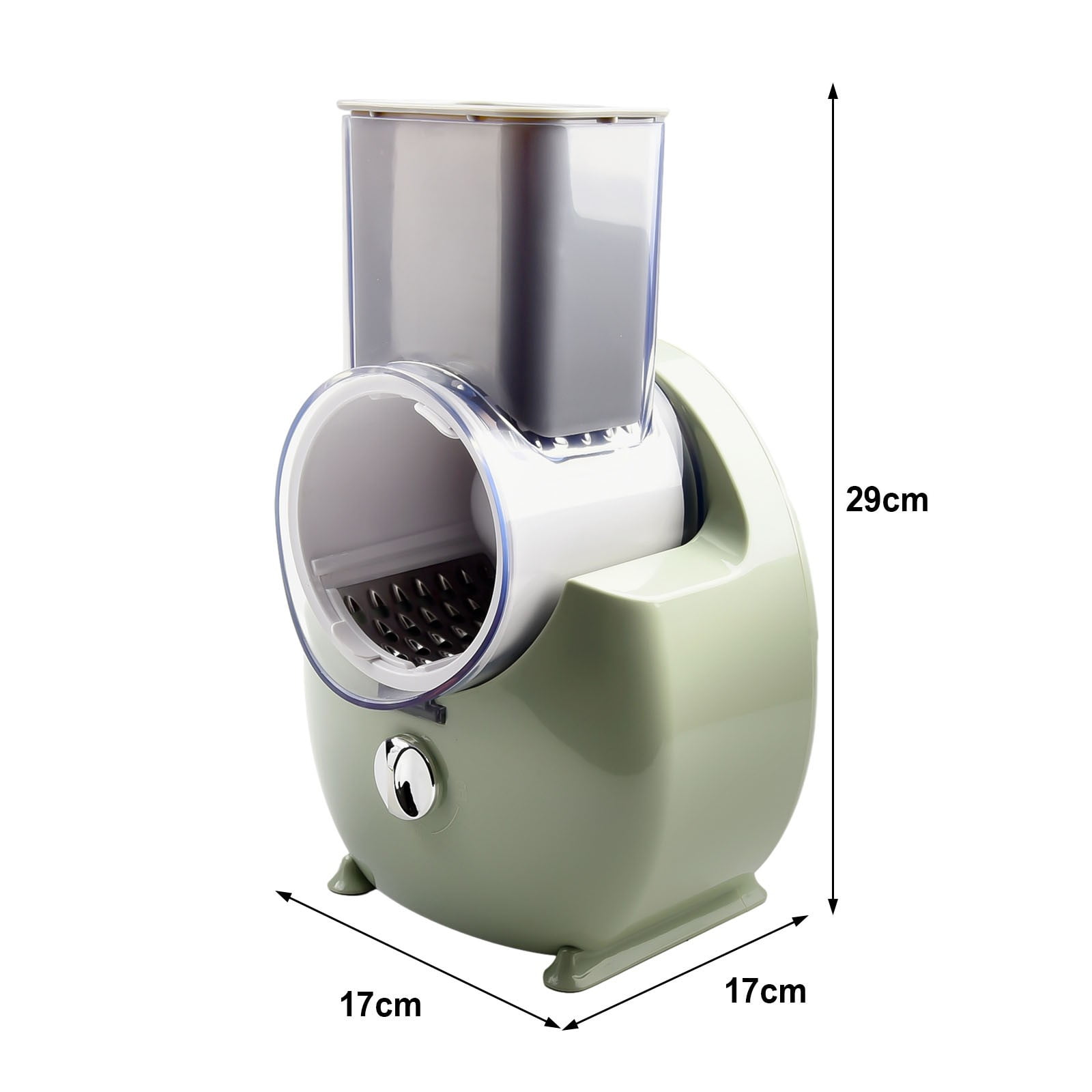 PASILI 3-In-1 Electric Rotary Vegetable Cutter Slicer Automatic Chopper ...