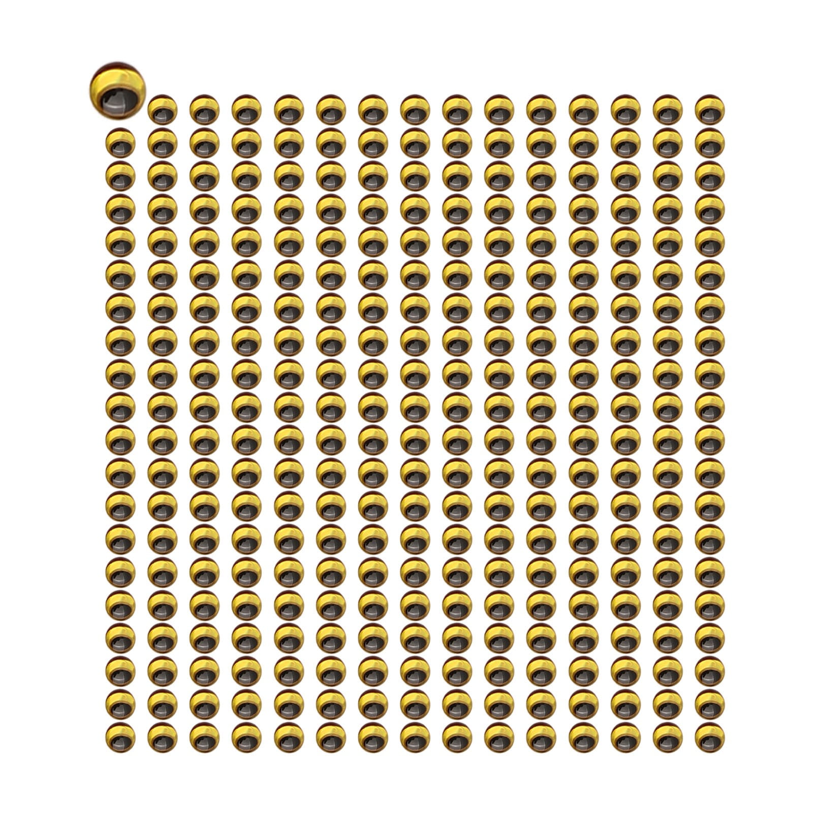 PASILI 300Pcs 3/4/5/6Mm Snake Pupil Red 3D Holographic Fishing Lure ...