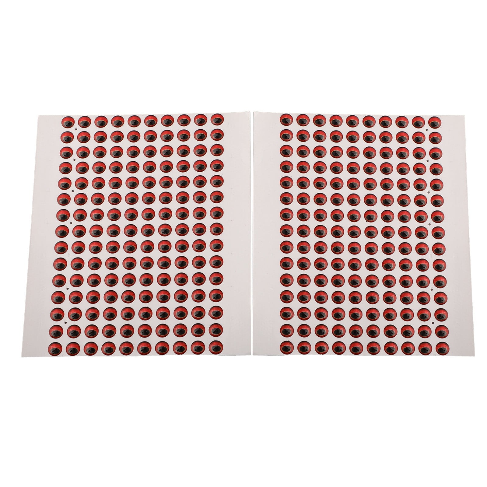 PASILI 300Pcs 3/4/5/6Mm Snake Pupil Red 3D Holographic Fishing Lure ...