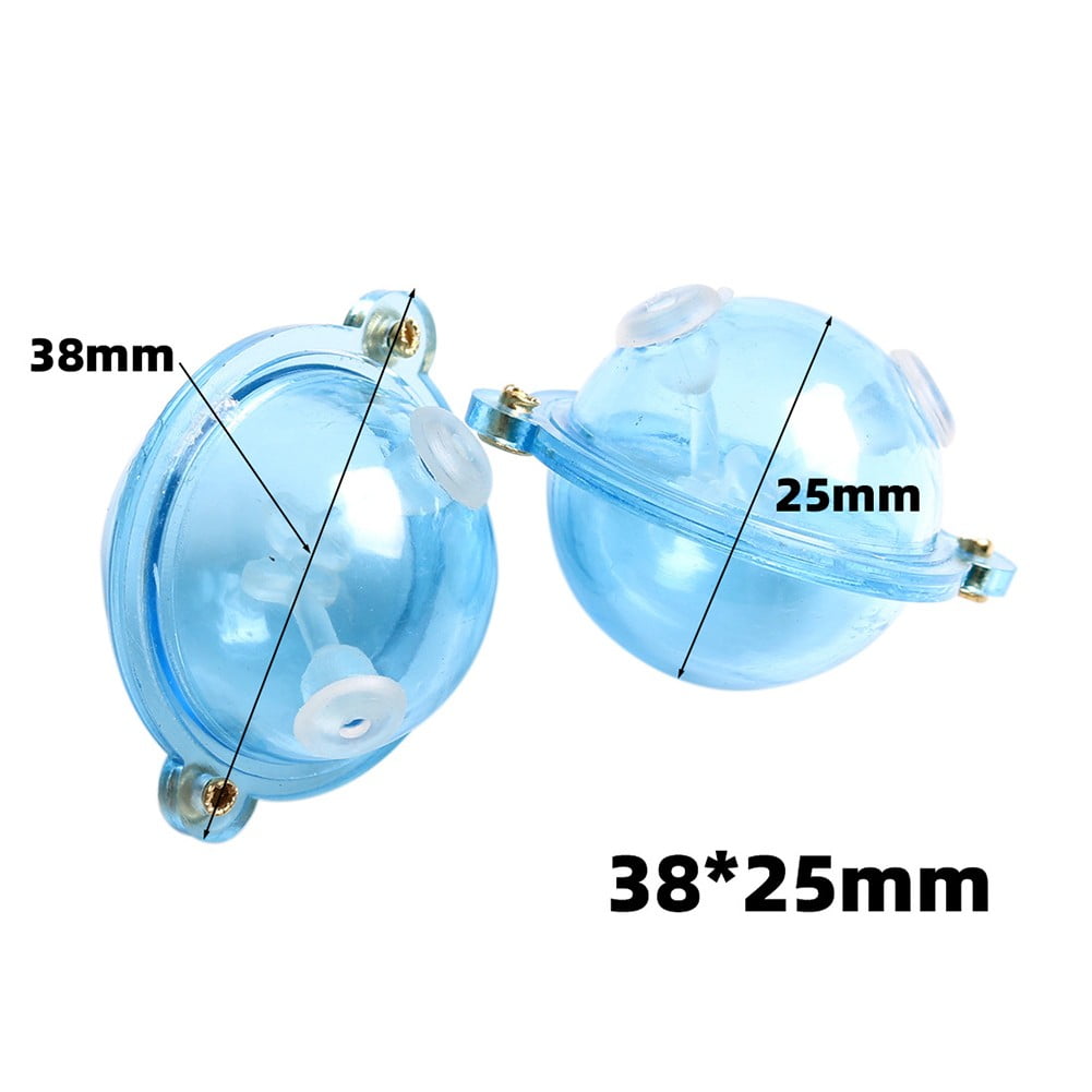 PASILI 3Pcs In-line Bubble Float Fishing Hollow Balls Floats Slide ...