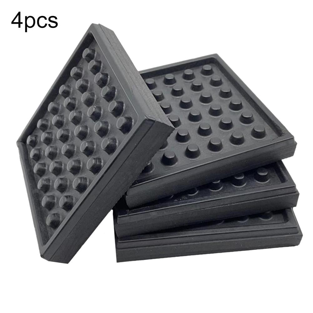 PASILI 4Pcs Non Slip Exercise Equipment Mat For Treadmills And ...