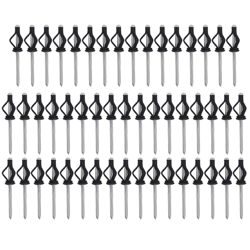 PASILI 50Pcs Boat Rivets 2.3 Inch Long Canoe Rivet Heavy Duty Tri-Grip ...