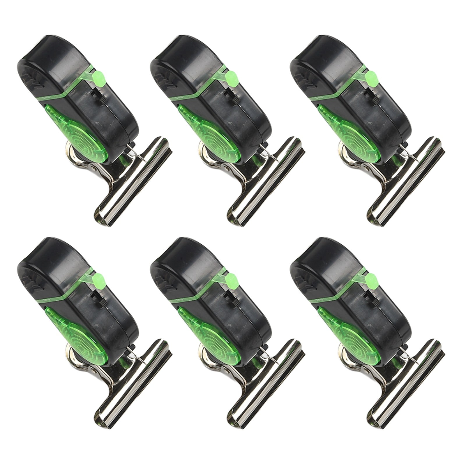 PASILI 6Pc Fishing Alarm Fishing Bell With Flashing Lights Fishing Rod ...