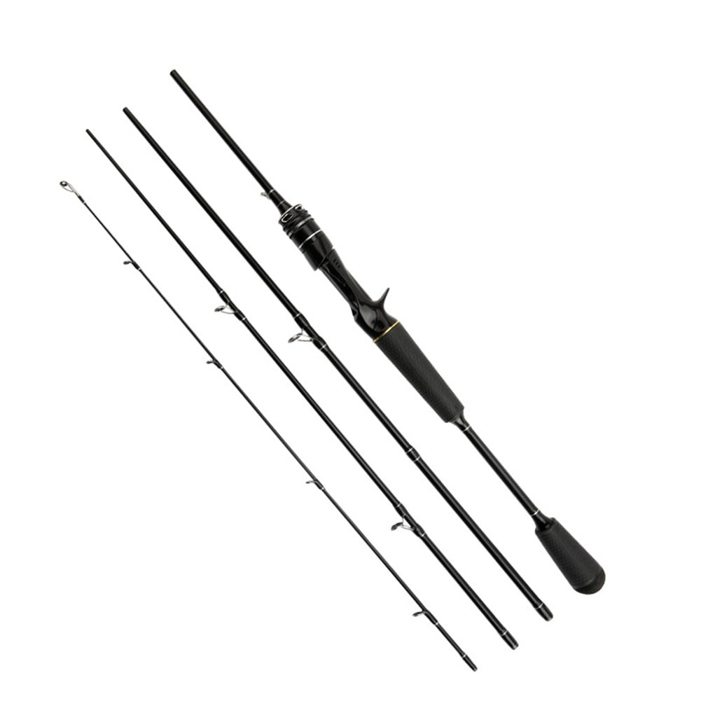PASILI .8/2.1M Travel Fishing Lure Rod 4 Section Power Spinner Casting ...