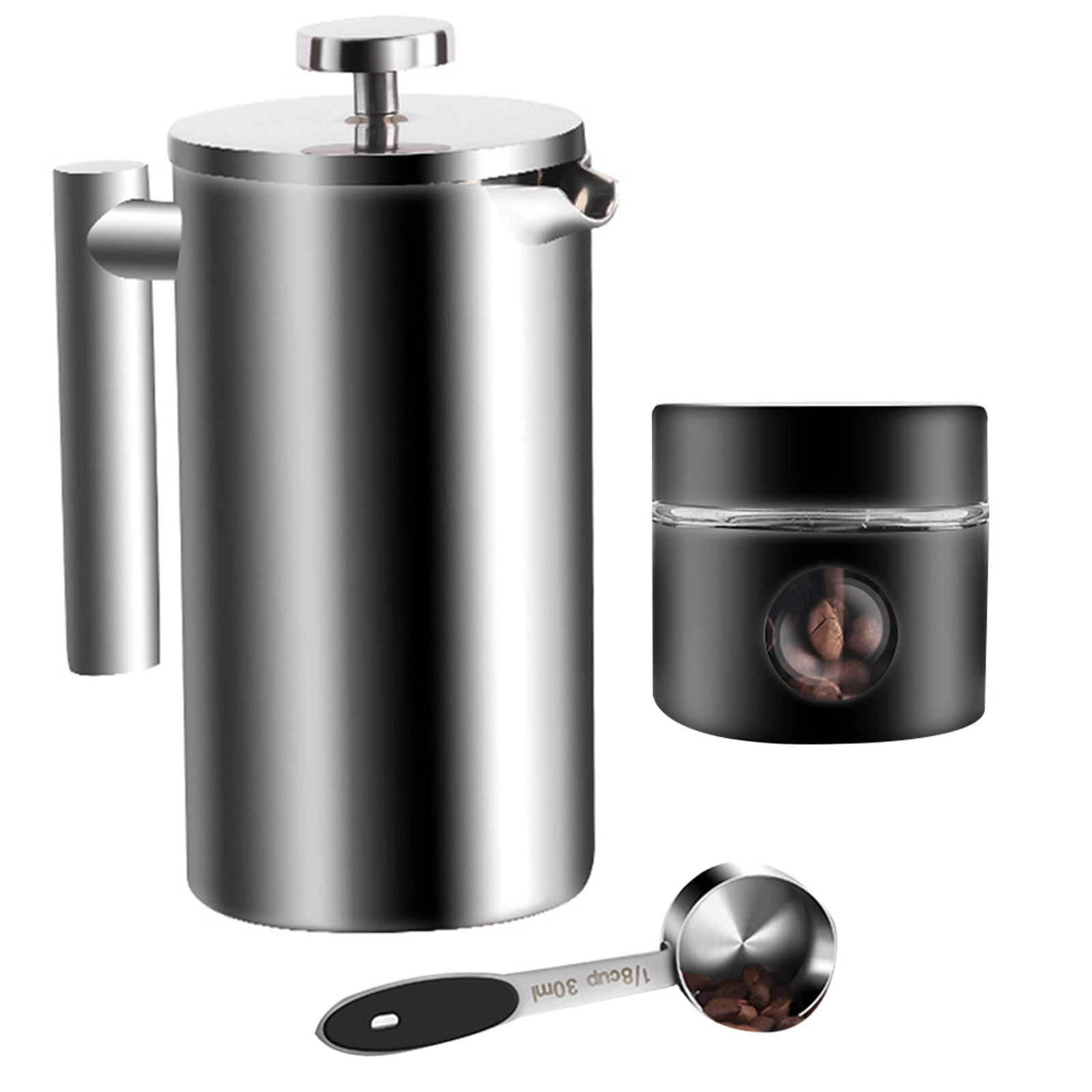 PASILI 800ml/1000ml French Press Coffee Maker Pot Stainless Steel ...