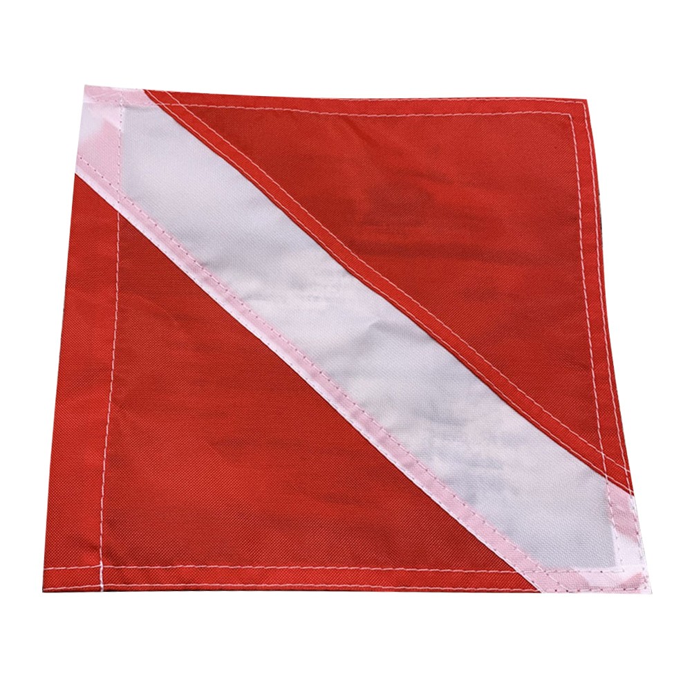 PASILI 9.4x9.4inch Scuba Diving Flag Boat Diver Down Dive Flag Red ...