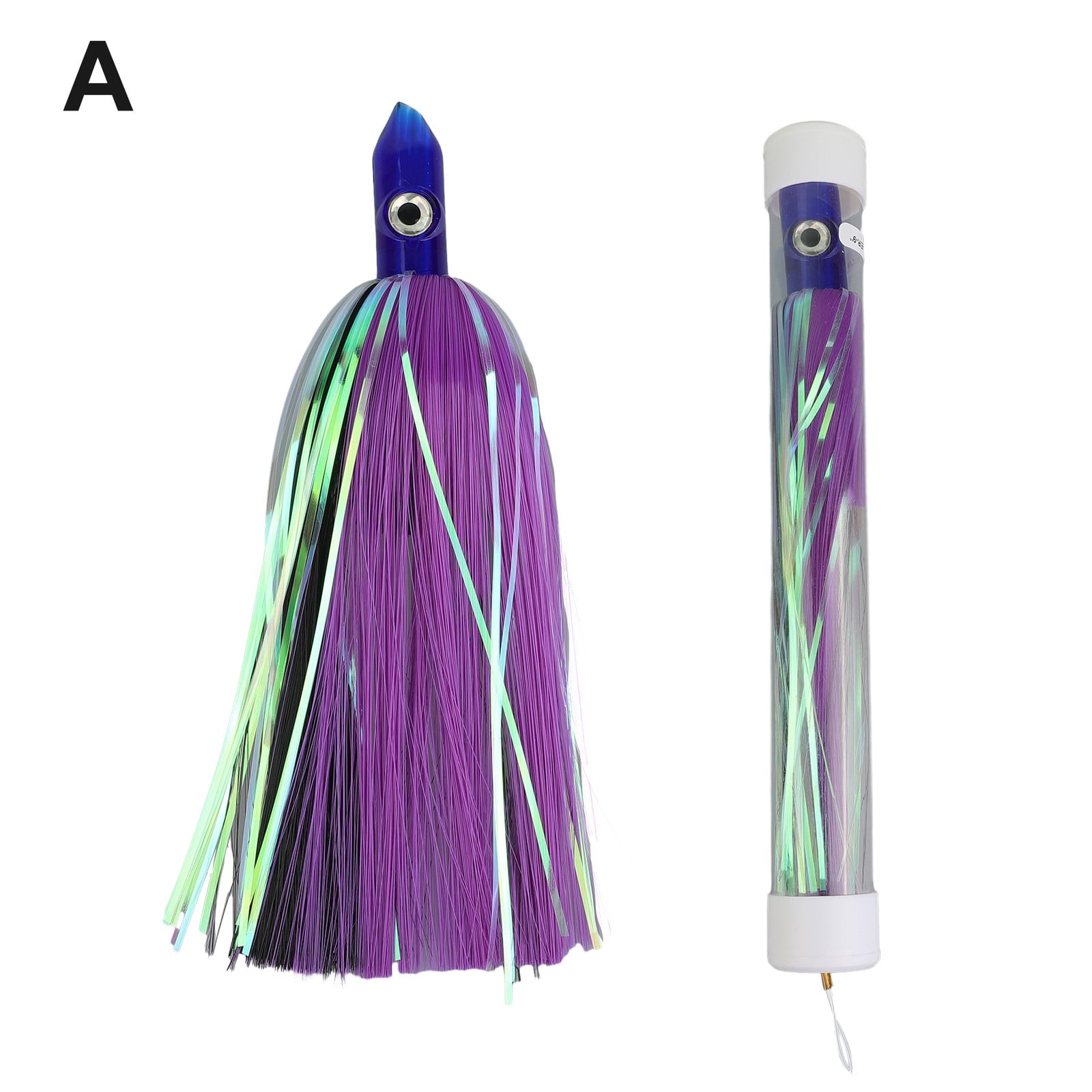 PASILI 9-Inch Zhongtong Acrylic Head Octopus Soft Bait Octopus Bait ...
