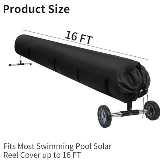 Sun2Solar Solar Cover Holder, Above Ground Pool Storage, 5 Hooks, Easy ...