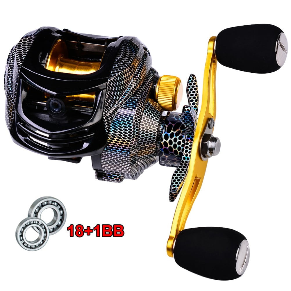 PASILI Baitcasting Reels For Fishing 10Kg Drag Lightweight Design And ...