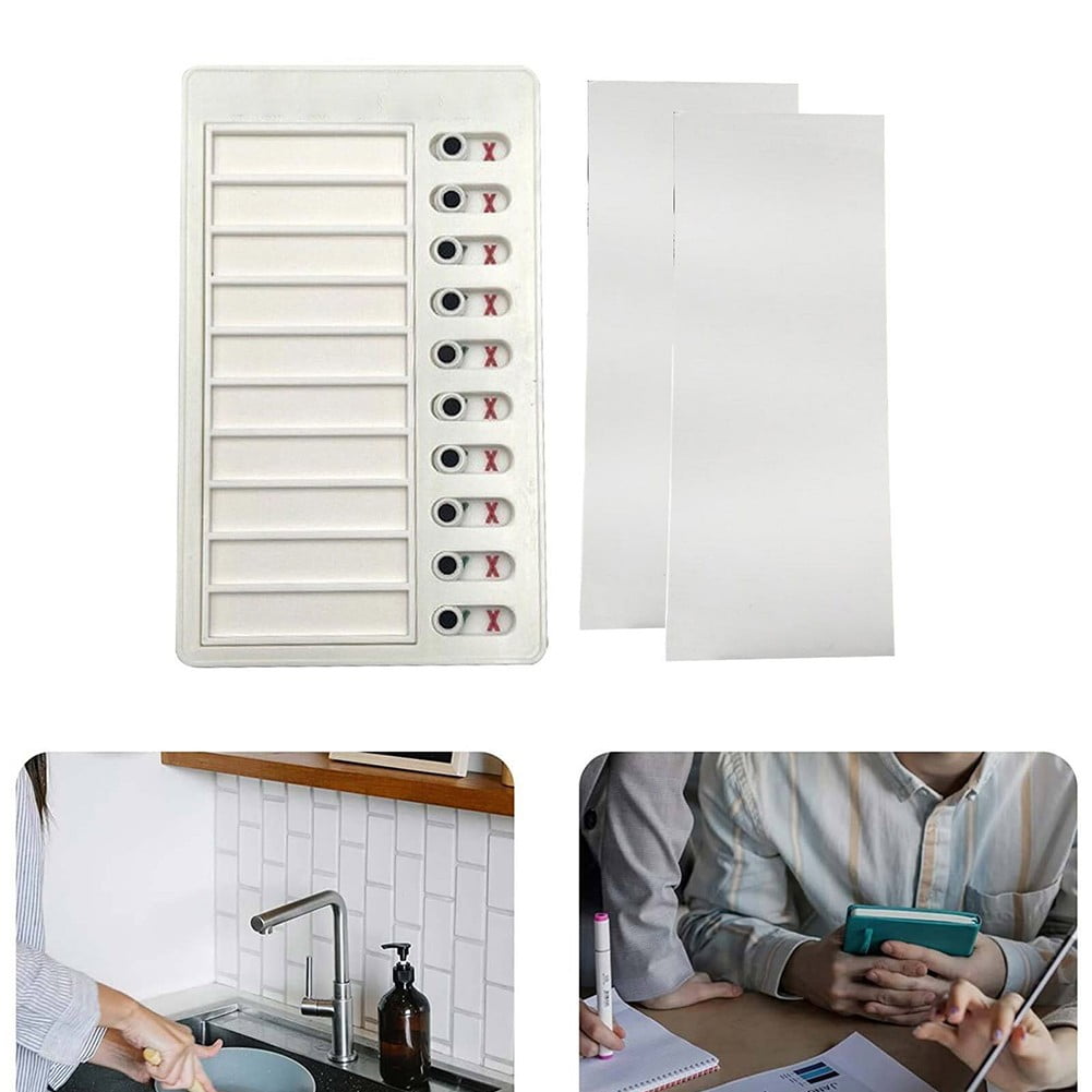PASILI Blank Card Reusable Memo Chart Board For A Well Planned Daily ...