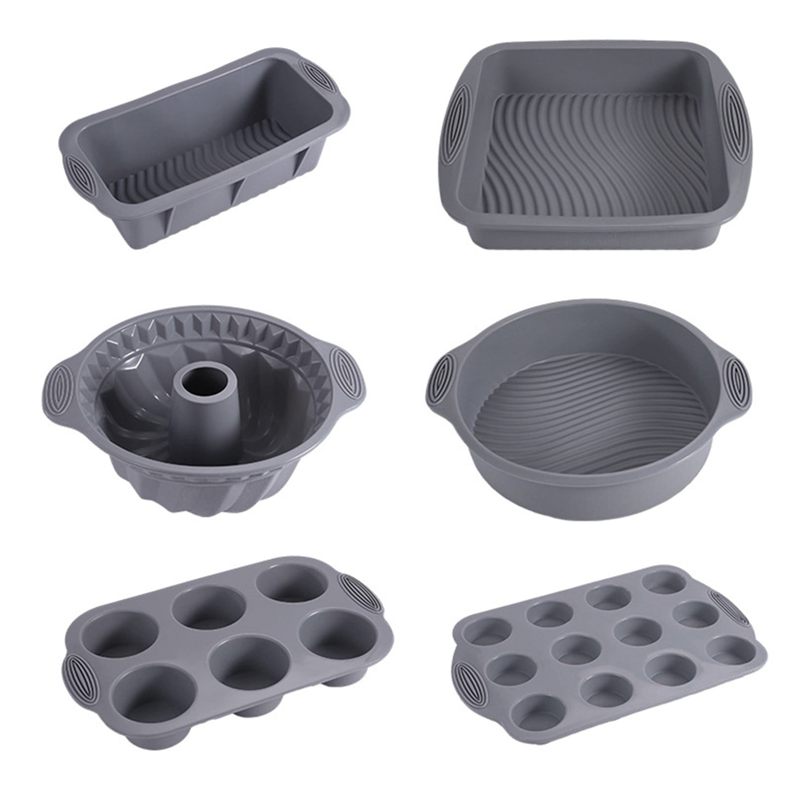 PASILI Cake Mould Set Silicone DIY Pastry Baking Tools Set Loaf Square ...