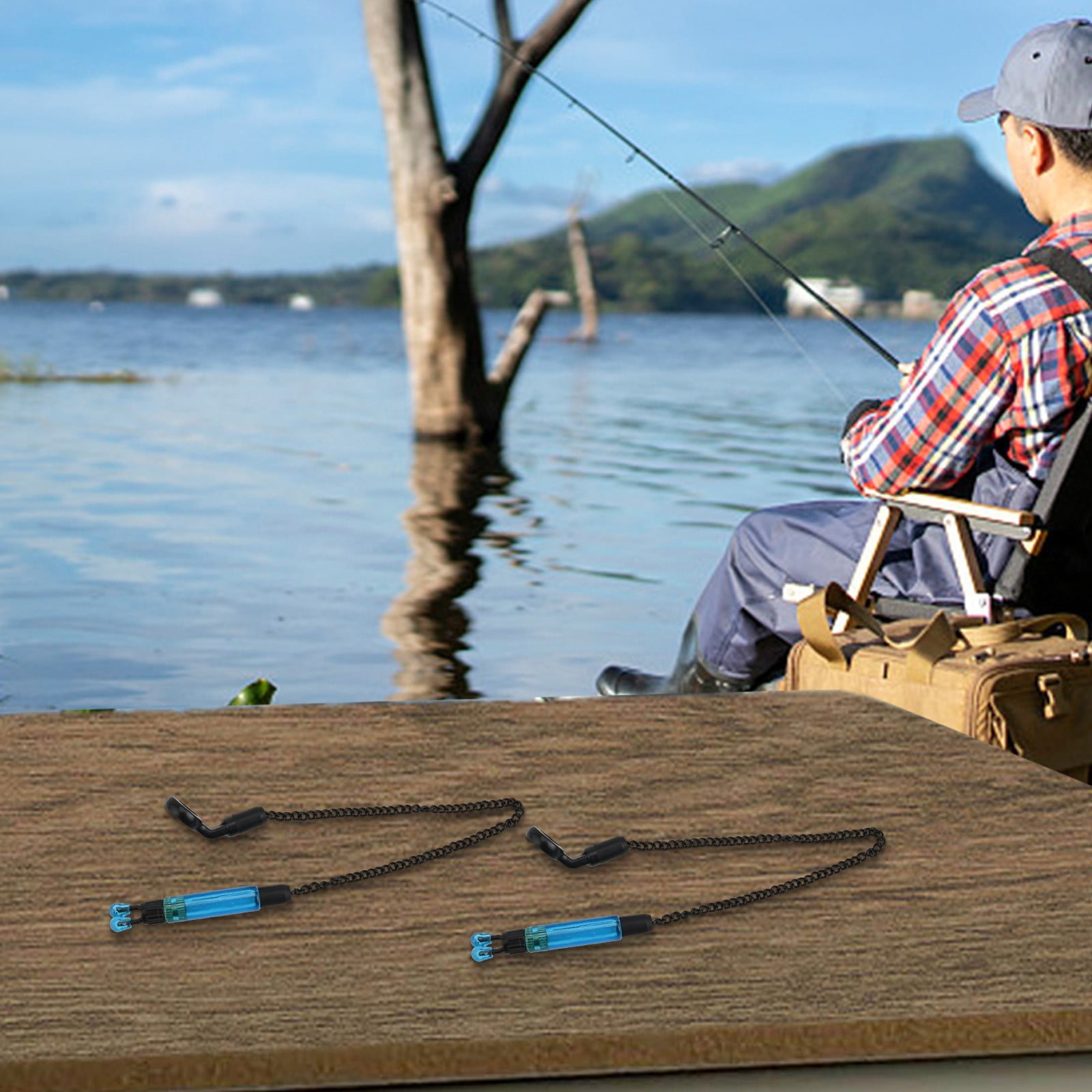 PASILI Fish fishing simple wireless fish signal swing sensitive fishing ...