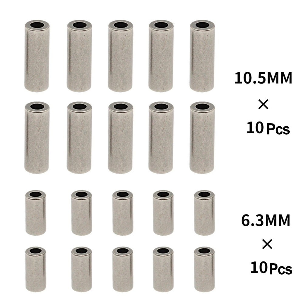 PASILI Fishing Gear 20Pcs Heavy Duty Line Clamps With Smooth Inner Wall ...