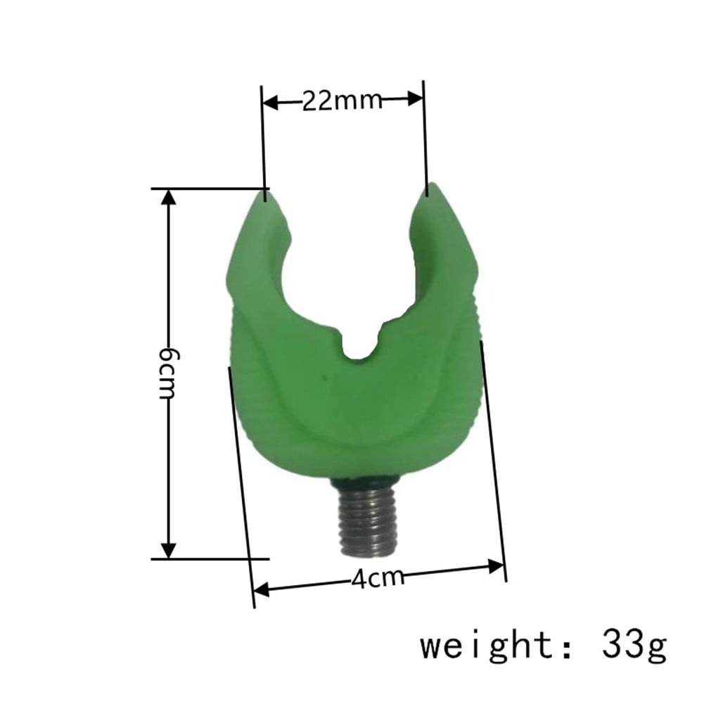 PASILI Fishing Rod Rest U&V-Head Rod Butt Rests Gripper With Thread M3 ...