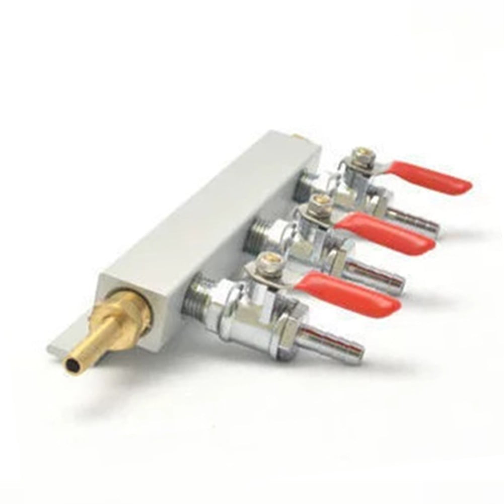PASILI Homebrew Beer Carbon Dioxide Gas Distributor, Air Splitter 5/16 ...