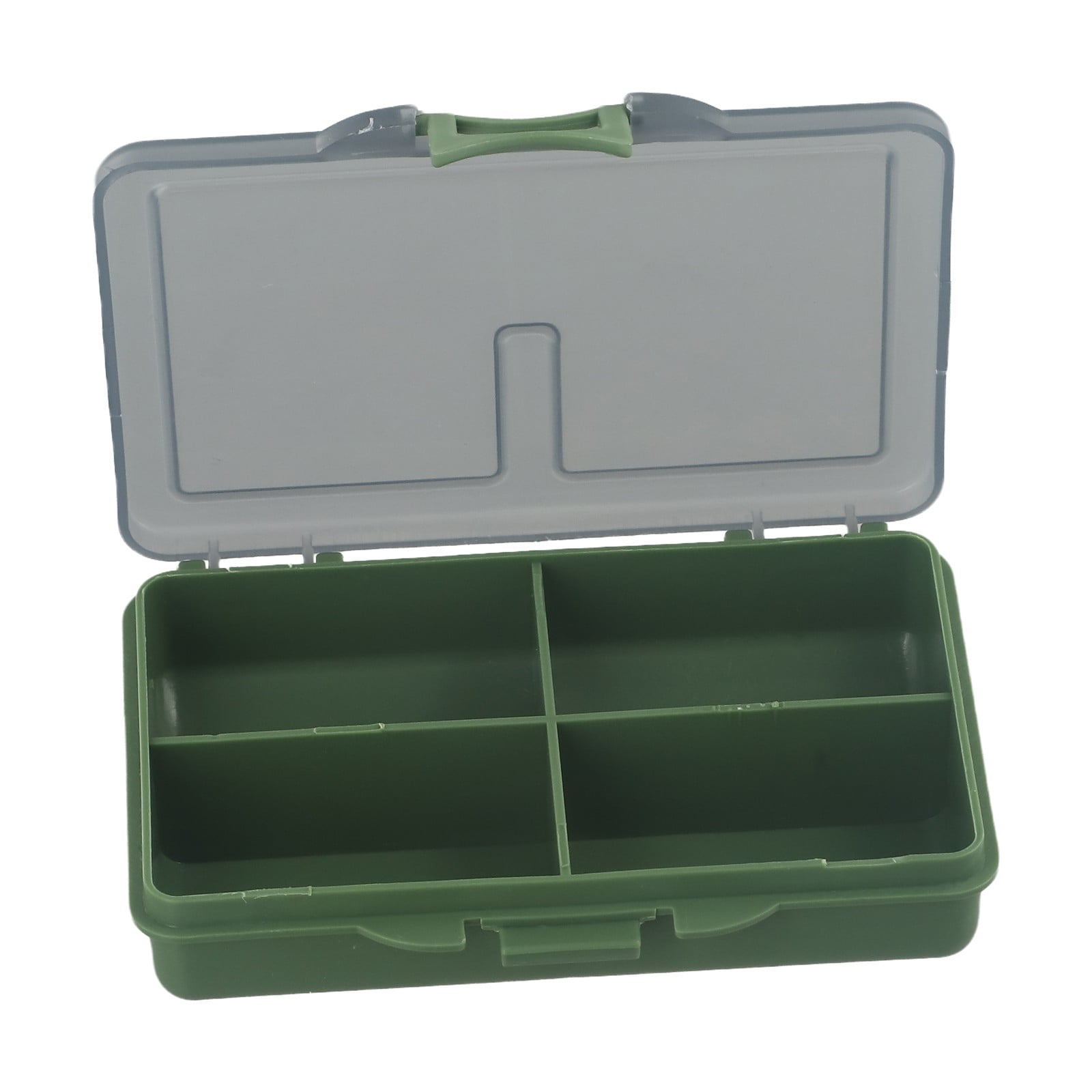 PASILI Multi-Section Fishing Gear Container Portable Green Pp Tackle ...