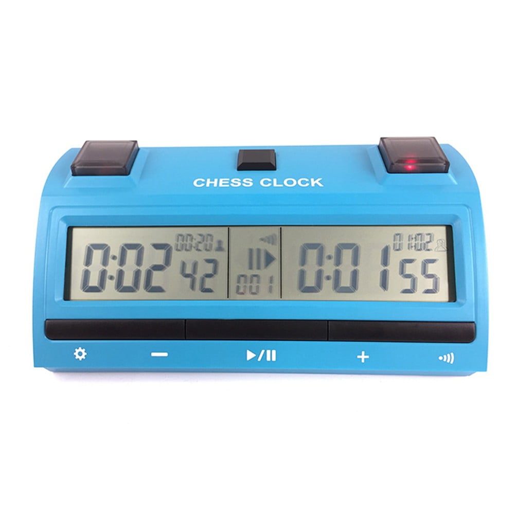 PASILI Professional Chess Clock Digital Chess Timer With LED Button For Go Chess - Walmart.com