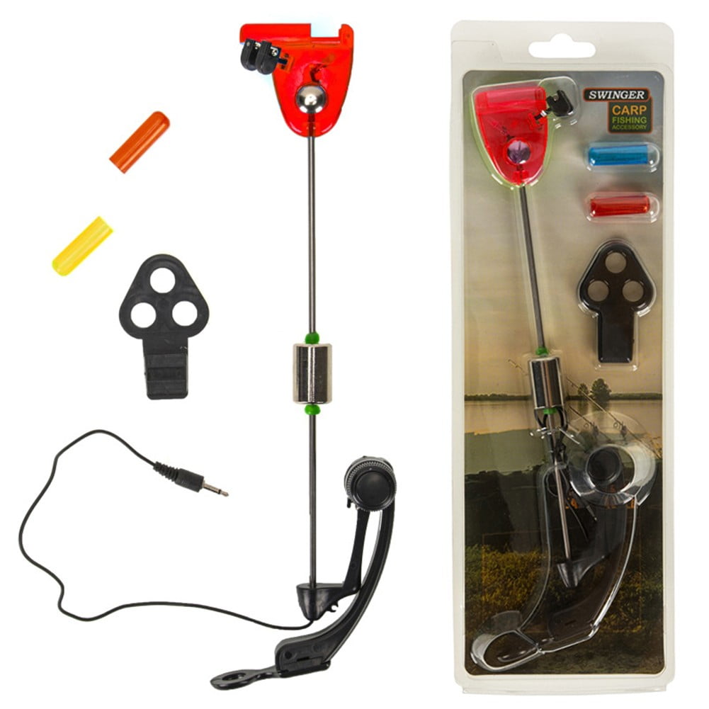 PASILI Professional Grade Carp Bite Detector Red/Green/Yellow/Blue Led ...