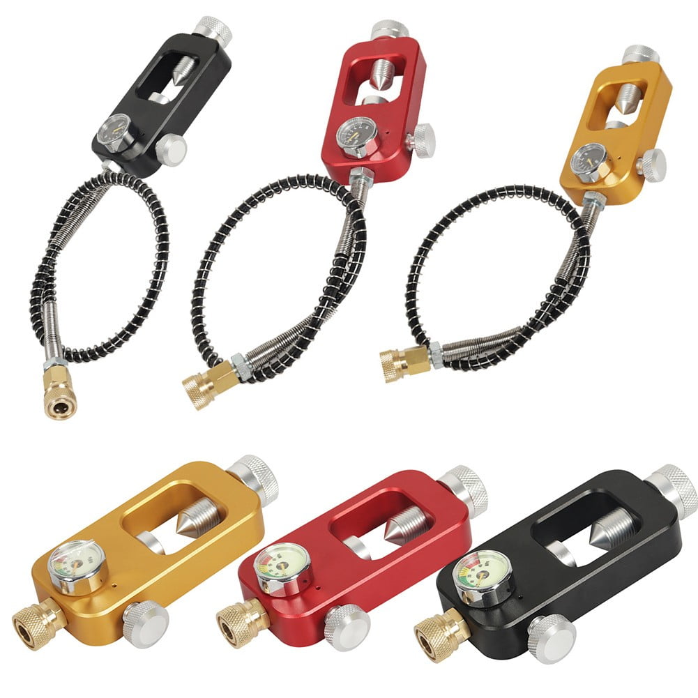 PASILI Scuba Diving Tank Refill Adapter With Gauge And Hose for Oxygen ...