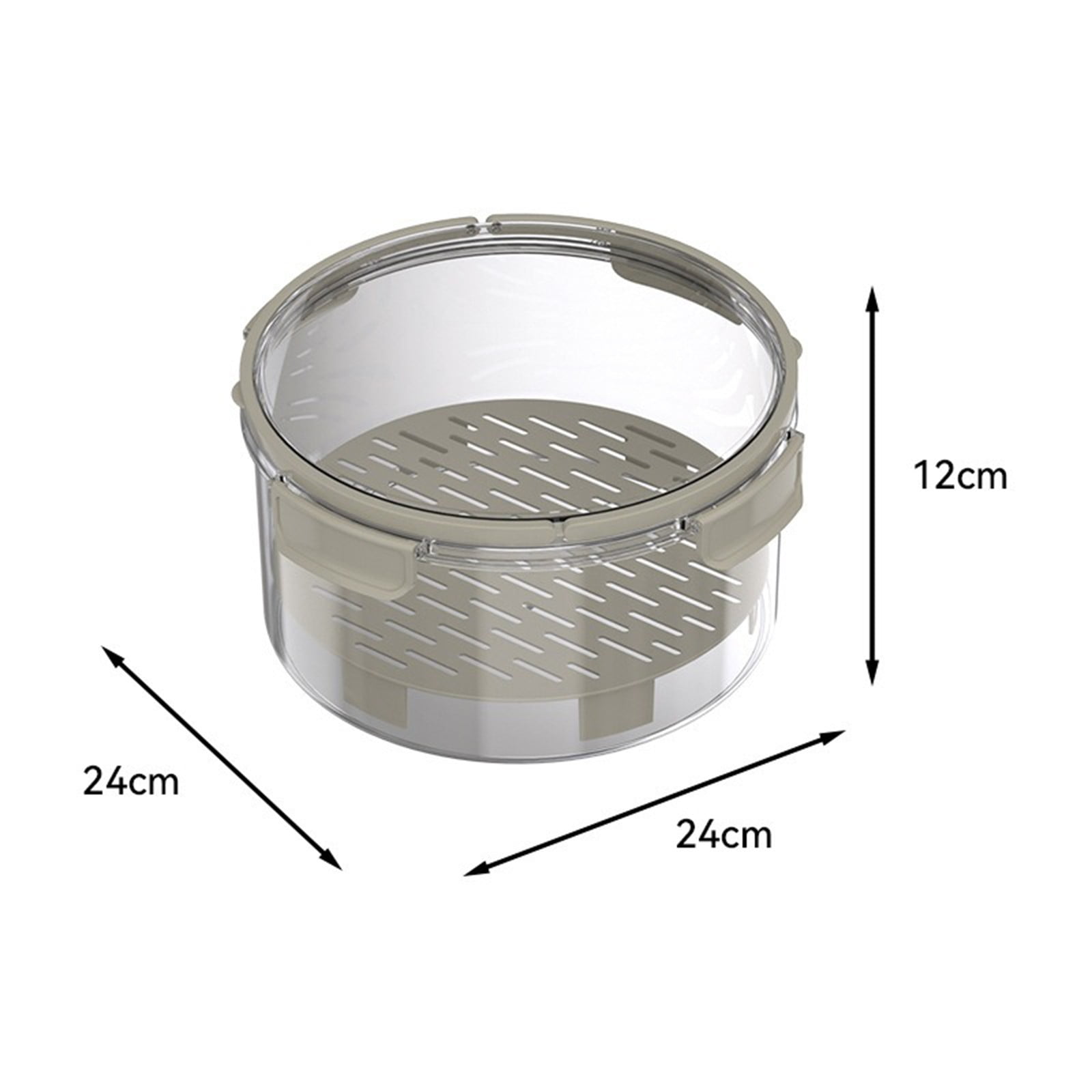 PASILI Snack Tower Food Storage Container Stackable w/Lid Handle ...