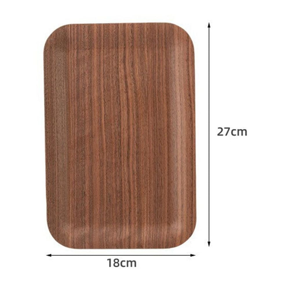 PASILI Versatile Solid Wood Rectangular Tray:Elegant And Sturdy For ...