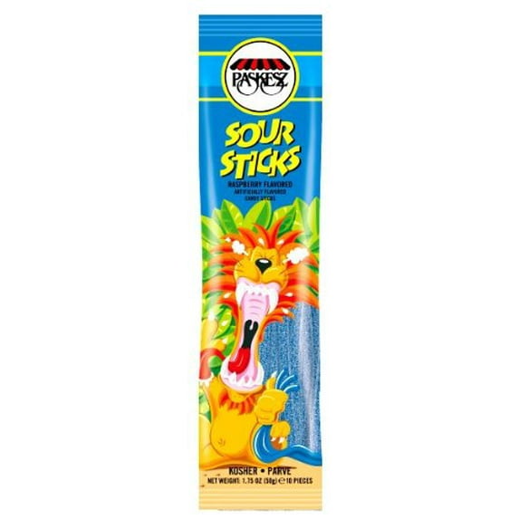 PASKESZ CANDY STICKS SOUR RASPBERRY (24 Pack) 1.75 oz - Walmart.com
