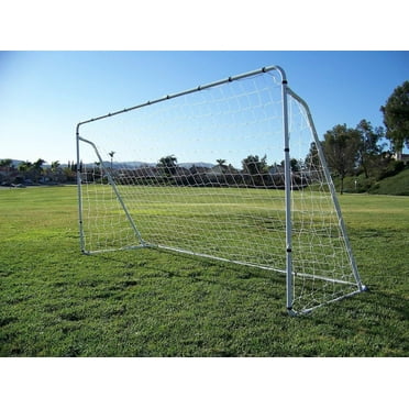 Alumagoal Hexagonal Soccer Net, 8'H x 24'W x 4.5'D x 10'B, Portable ...