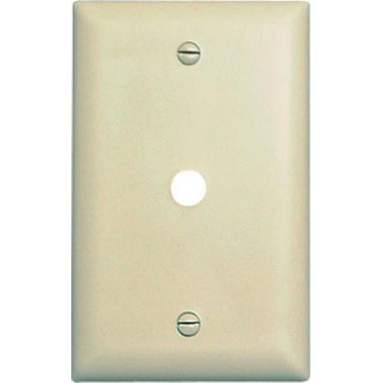 PASS & SEYMOUR Wall Plate, Telephone Hole, Ivory Nylon TP11ICC15 ...