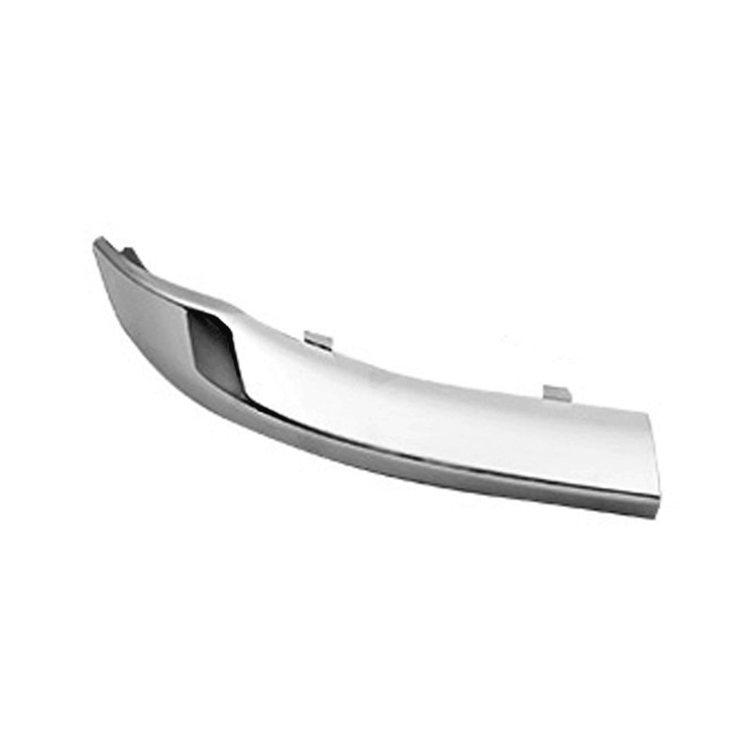 PASSENGER SIDE FRONT BUMPER COVER OUTER MOLDING; CHROME; EXCEPT 2018 ...