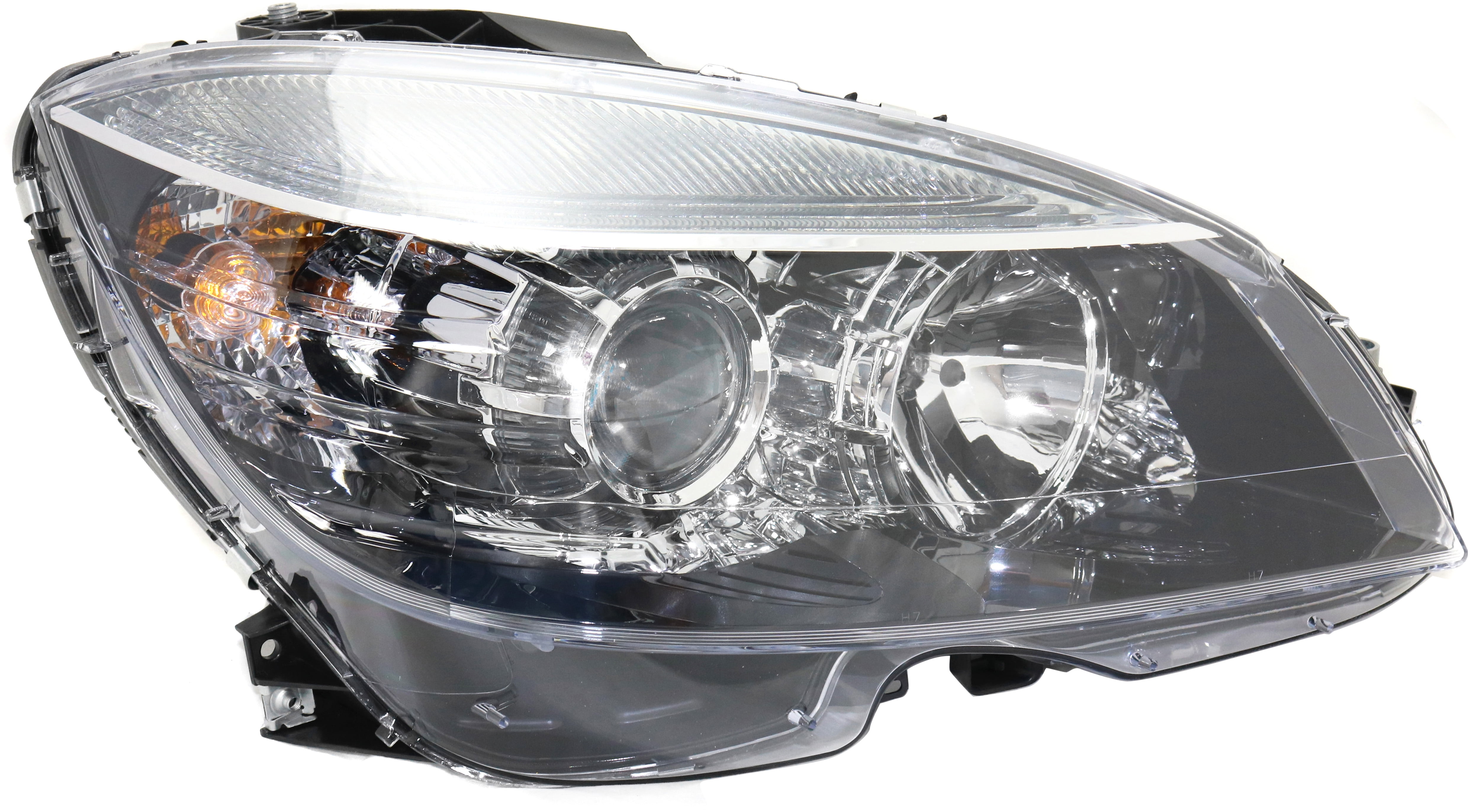 PASSENGER SIDE HALOGEN HEAD LIGHT ASSEMBLY; WITH BLACK BEZEL; SUPPLIED ...