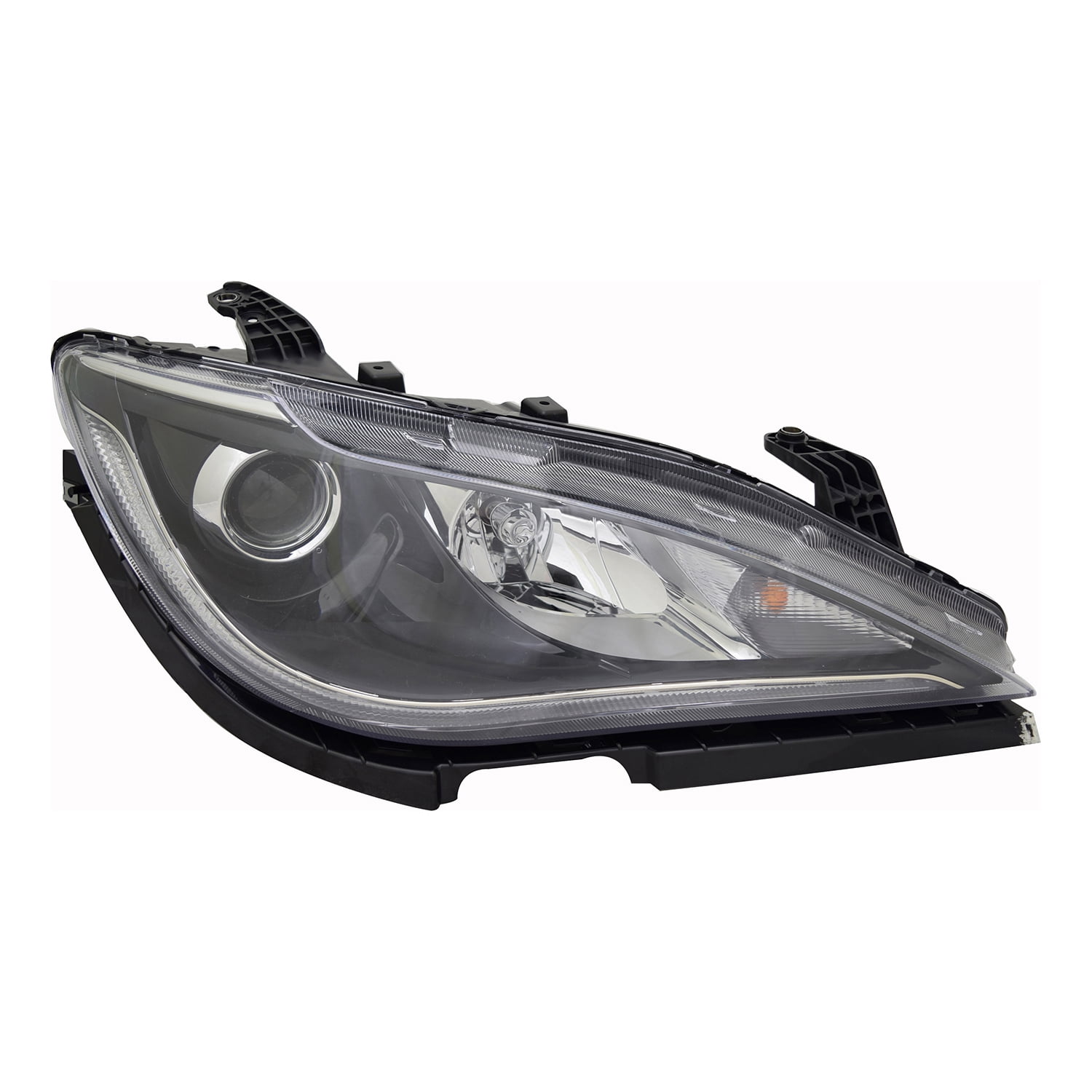 PASSENGER SIDE HALOGEN HEADLIGHT ASSEMBLY; CODE LME; WITH QUAD LAMPS ...