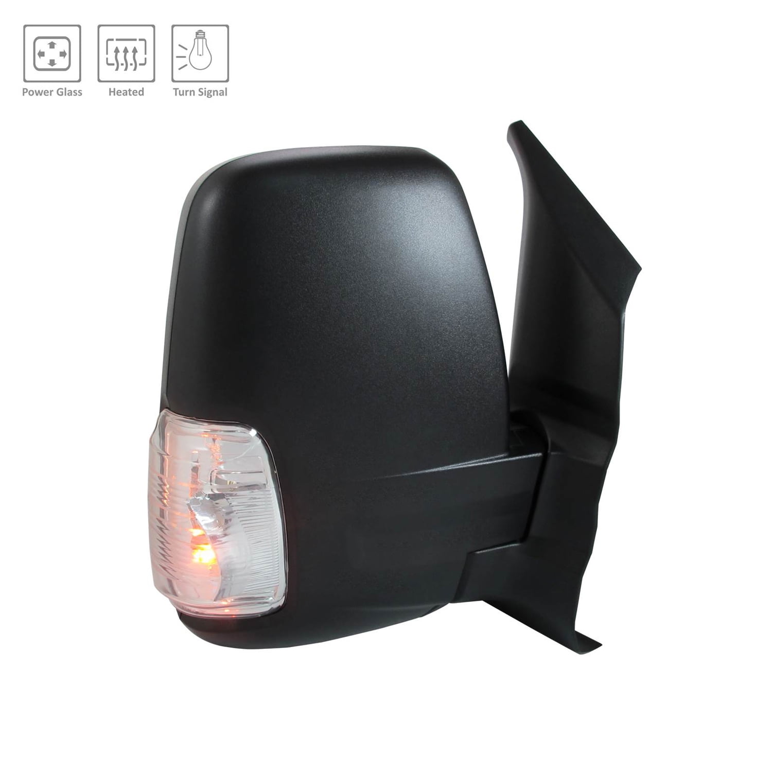 PASSENGER SIDE POWER DOOR MIRROR; FITS CARGO VANS WITH MEDIUM/HIGH ROOF ...
