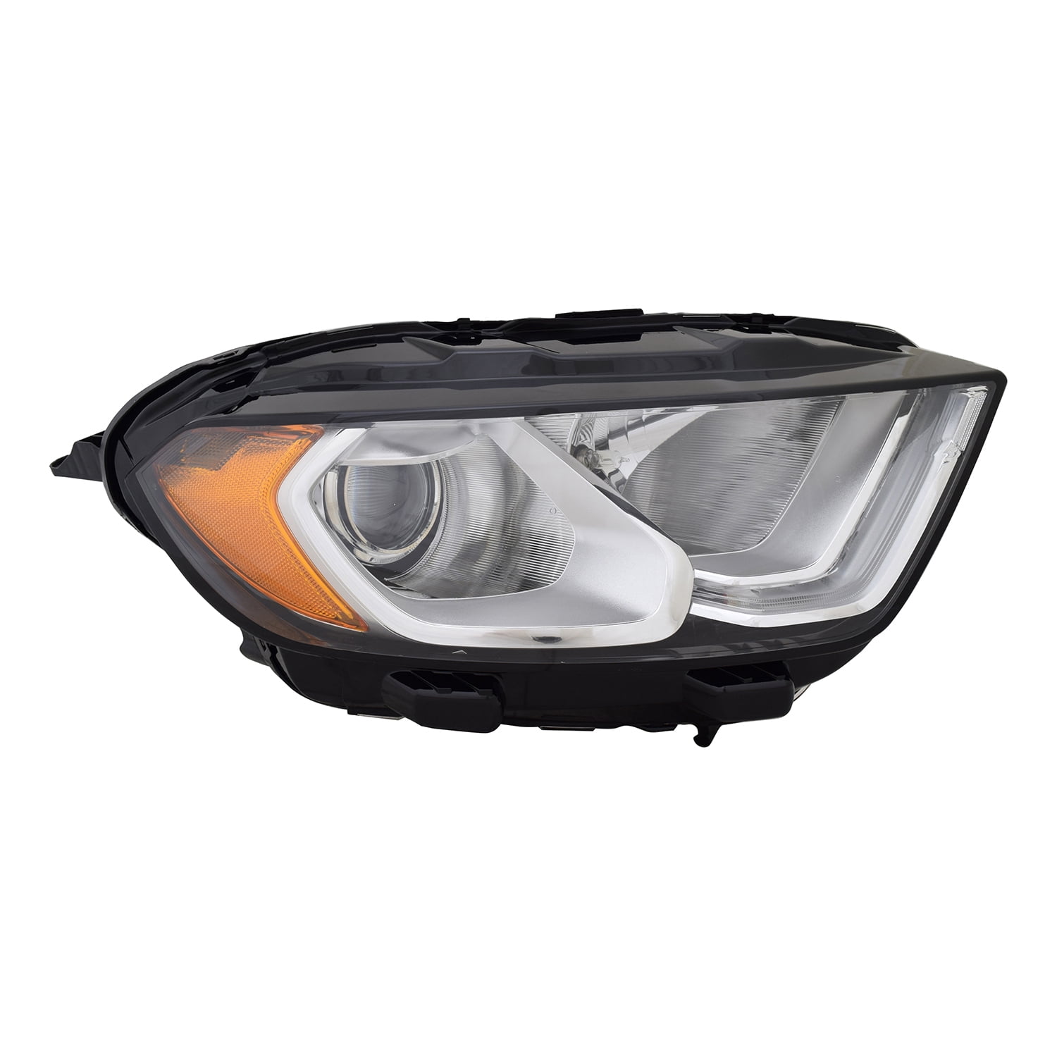 PASSENGERER SIDE HALOGEN HEADLIGHT ASSEMBLY; WITH LED DAYTIME RUNNING ...