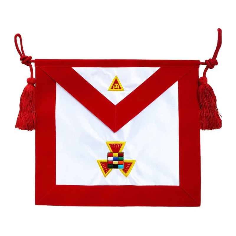 PAST HIGH PRIEST ROYAL ARCH CHAPTER APRON - RED VELVET WITH GOLD ...