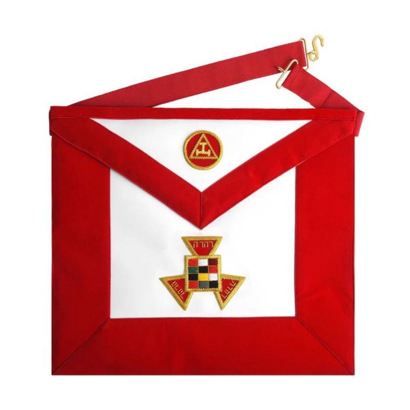 PAST HIGH PRIEST ROYAL ARCH CHAPTER APRON - RED VELVET WITH GOLD ...