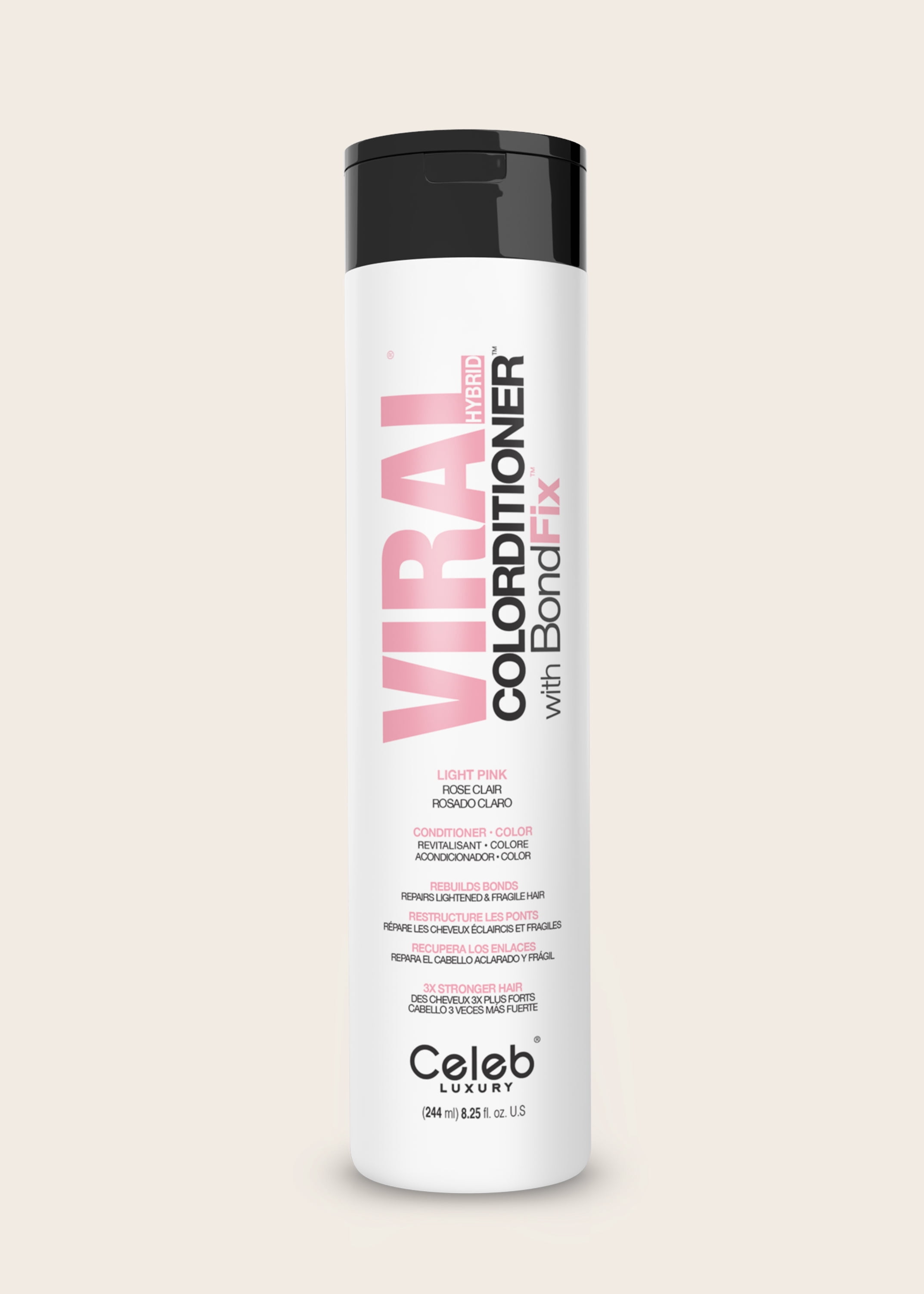 Celeb Luxury Viral Light Pink Colorditioner, Semi-permanent, Pink Hair ...