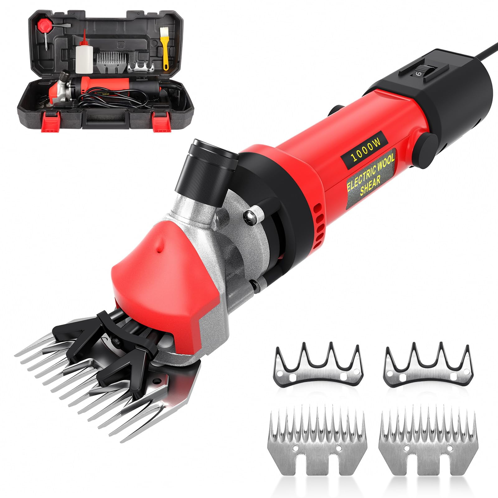 PAT JUUMG 1000W Sheep DPF11 Shears Electric Farm Livestock Haircut with ...