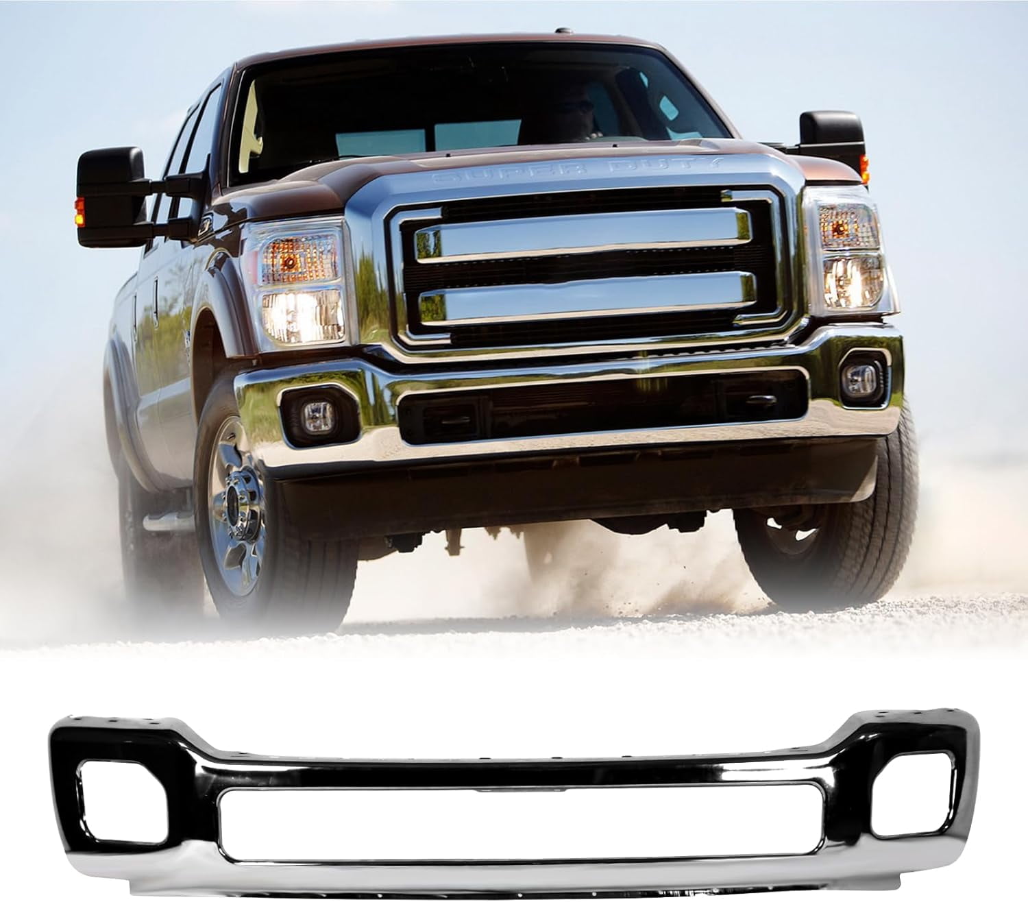 PATAJP4U Steel Front Bumper Front Primed Bumper Compatible with 2011 ...