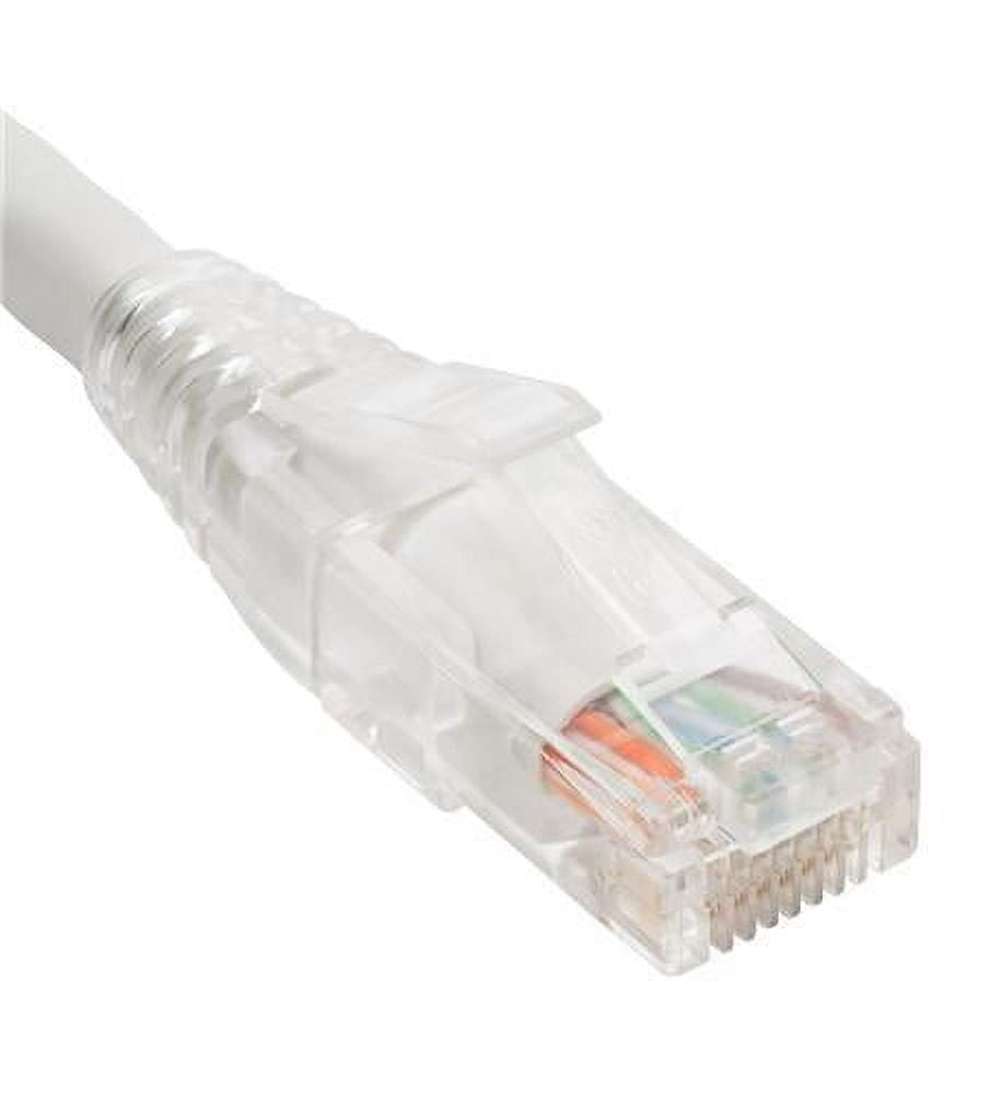 PATCH CORD CAT6 CLEAR BOOT 5' WHITE Cords and Cable Assemblies ...