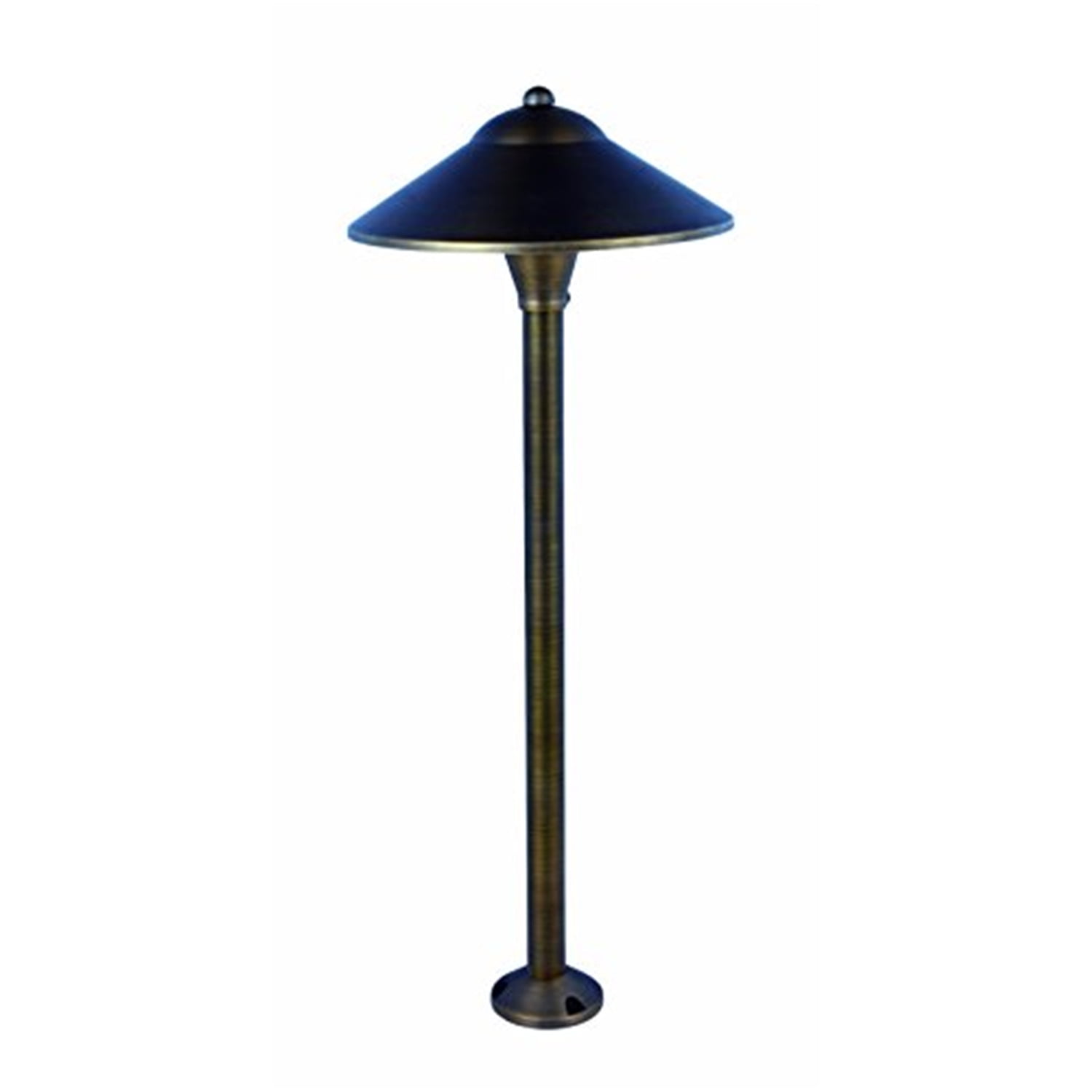 PATH LIGHT D9 H24 ANTIQUE BRASS INCLUDES STAKE G4 HALOGEN 20W(LIGHT ...