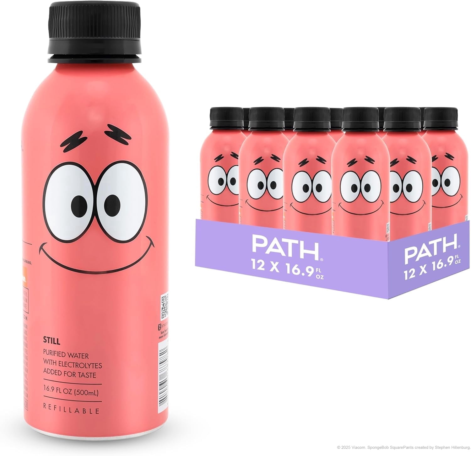 PATH Water Ultra-Purified Still Water, 16.9 fl oz, 12 pack Aluminum ...
