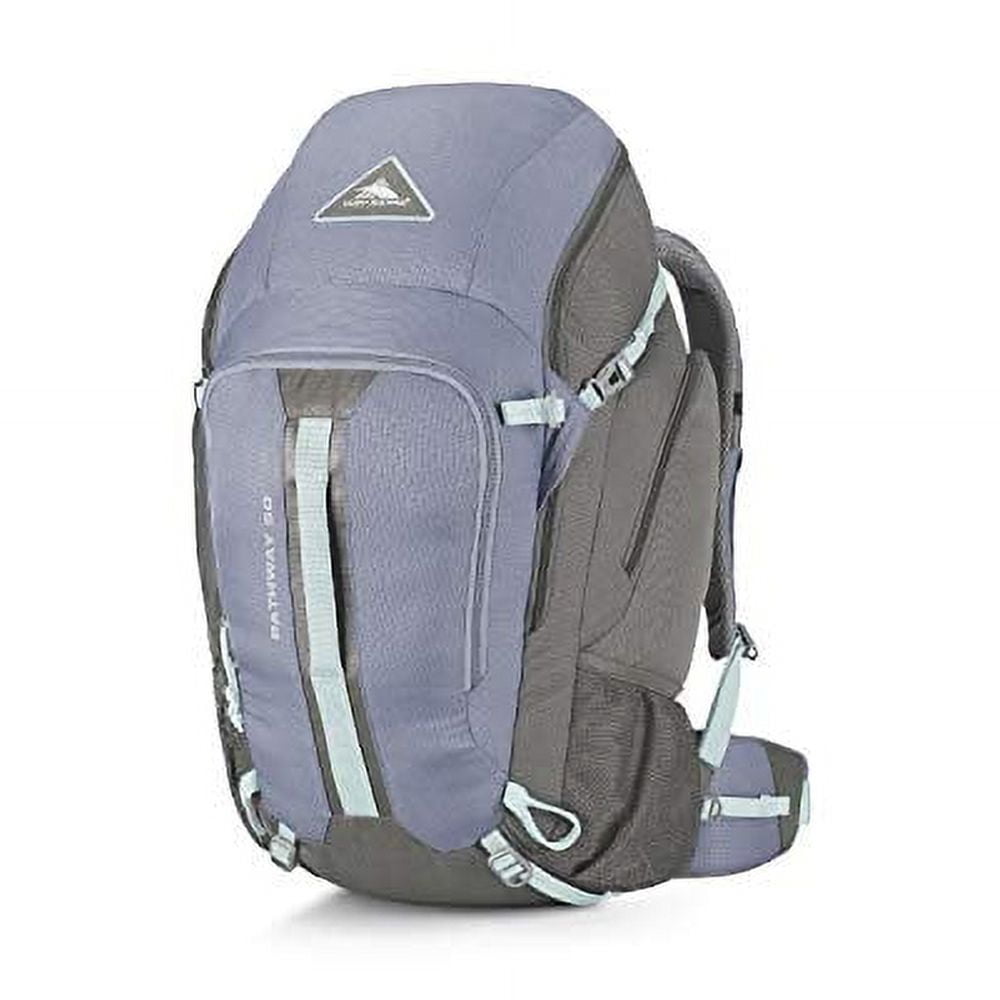 High Sierra Pathway Internal Frame Hiking Backpack, Grey Blue/Mercury ...