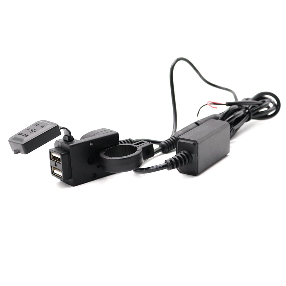 PATIFESFUN 1Set Waterproof USB Charing Plug for Motorcycle with Dual ...