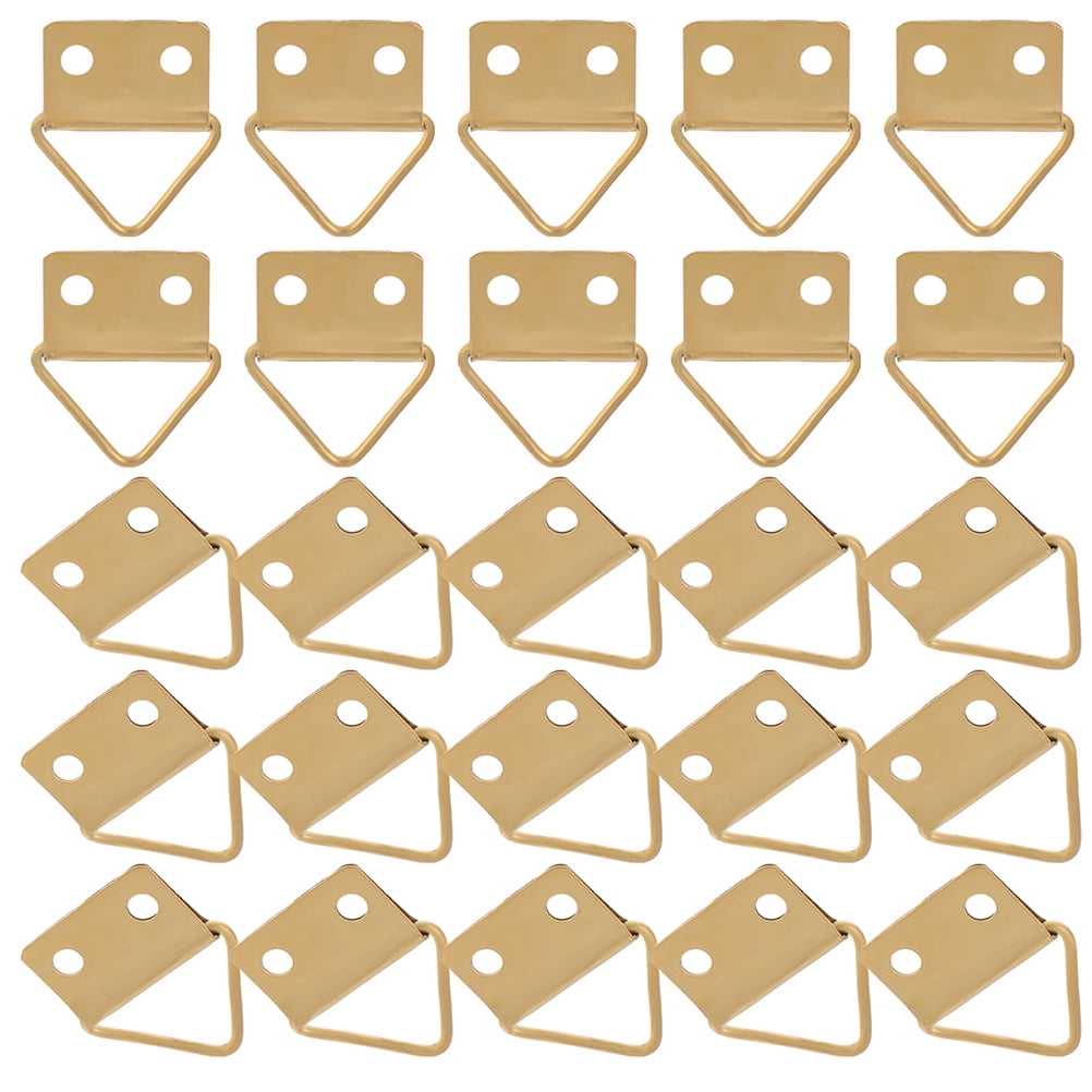 PATIFESFUN Triangle Picture Hangers 150Pcs Metal For Photo Frame ...