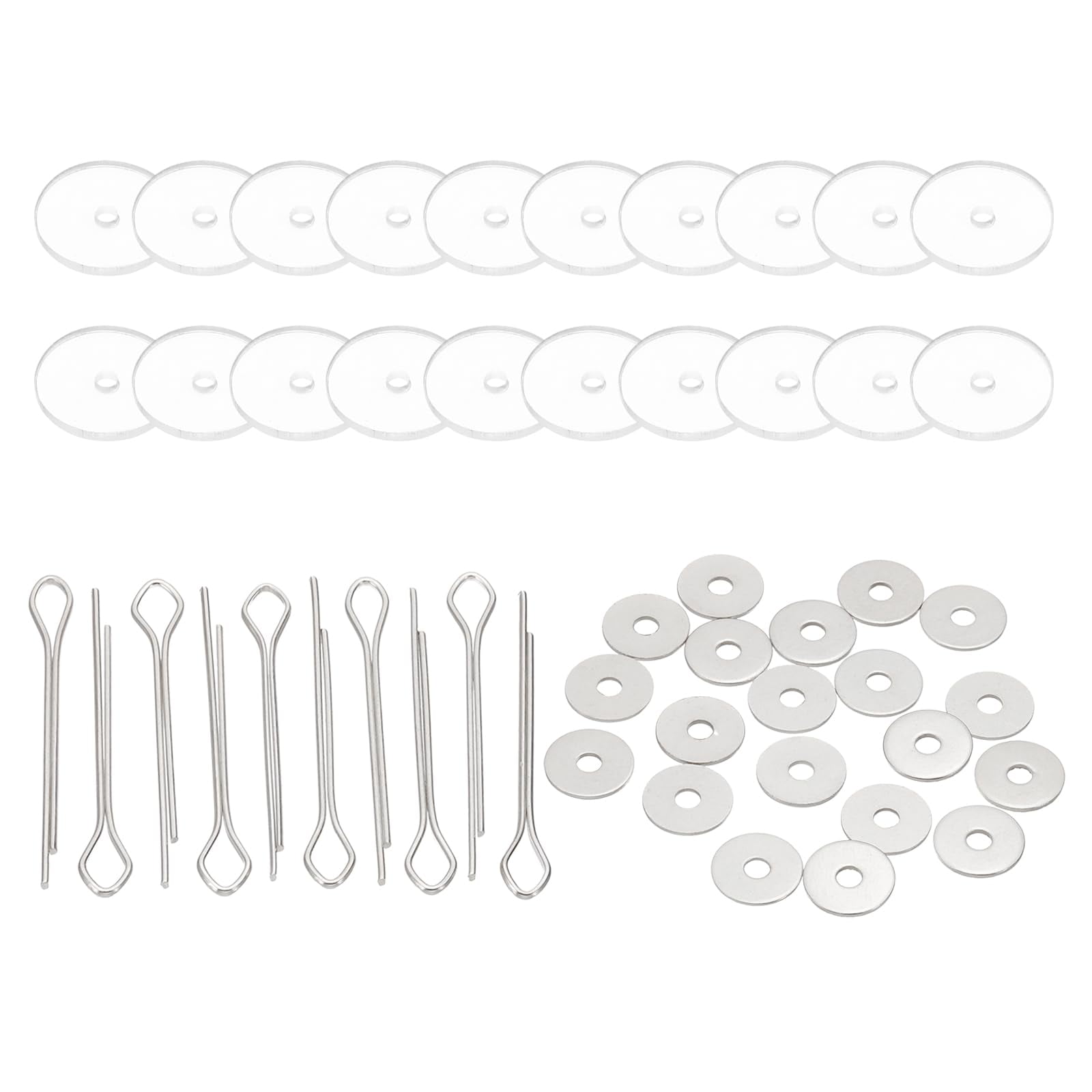 PATIKIL 16mm Doll Joints, 10 Set Removable Cotter Pin Joints Connector ...