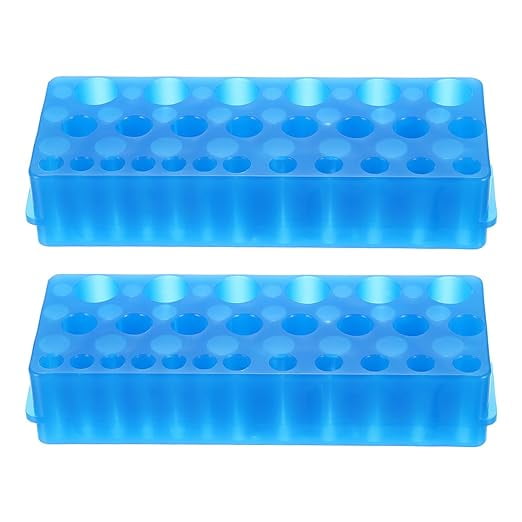 PATIKIL 26 Wells Tube Rack, 2 Pcs Vial Rack Single Layer Multifunction ...