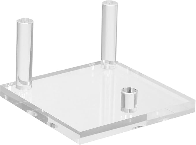 PATIKIL 3" x 3" x 2" Acrylic Display Stands, Display Easel Holder ...