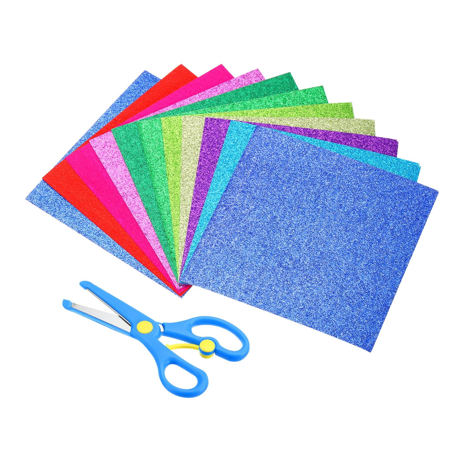 PATIKIL 4inch Origami Paper MMF7 Set, 100Sheets Square Glitters Colored ...