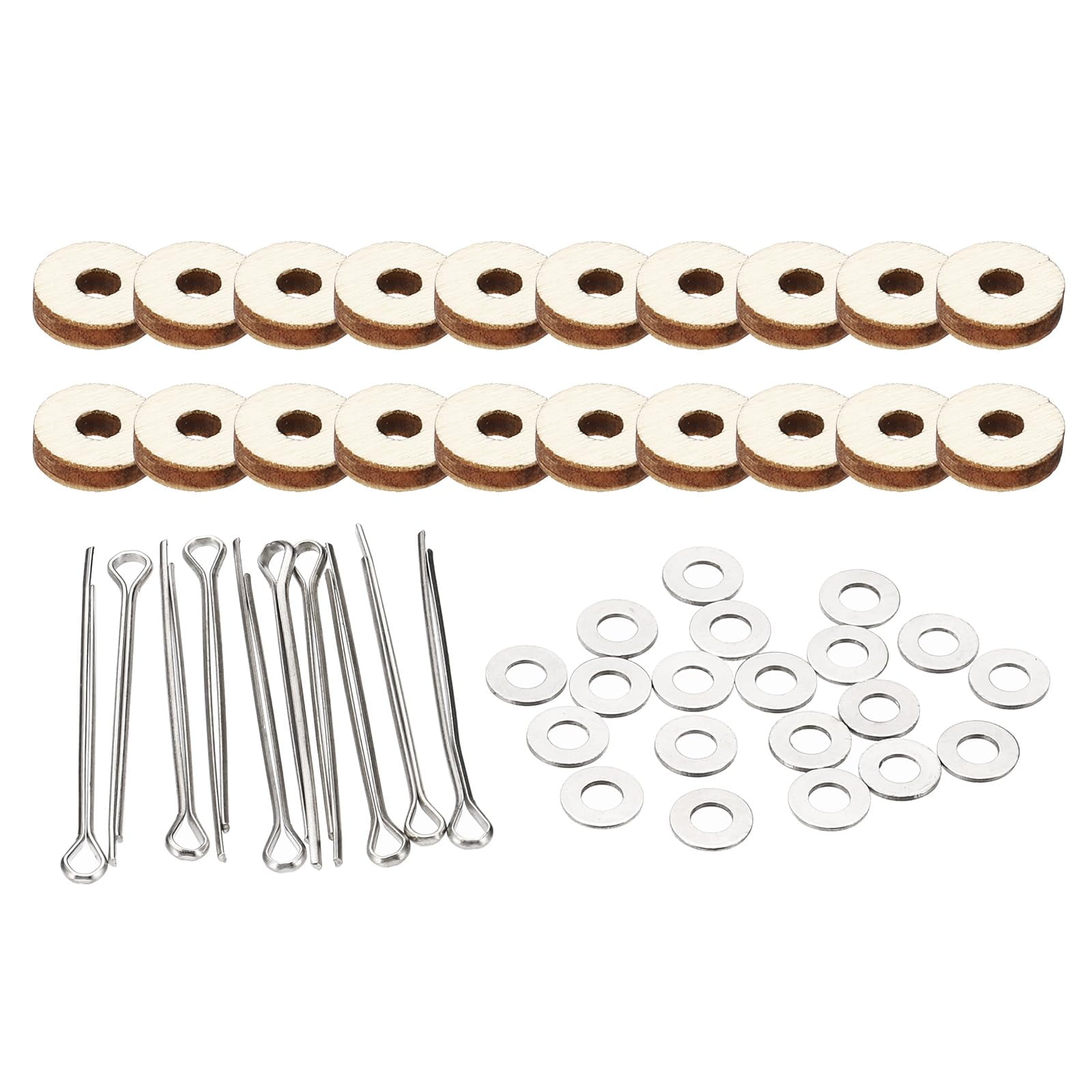 PATIKIL 8mm Doll Joints, 10 Set Removable Cotter Pin Joints Connector ...