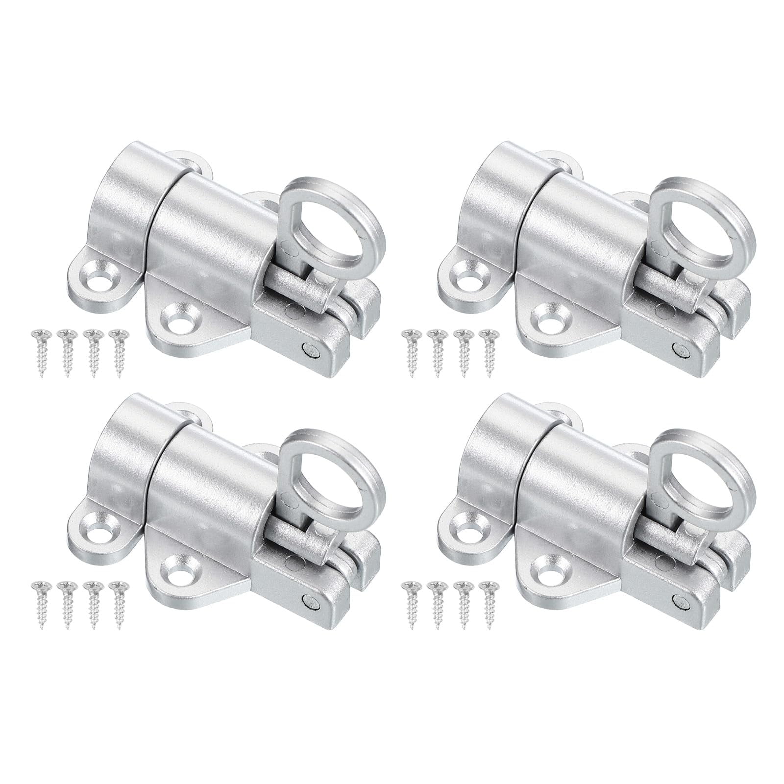 PATIKIL Barn Door Latches, 4 Pack 2 x 2 Inch 90 Degree Flip Barn Door ...